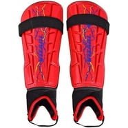 Wilson Black and Red Shin Guard ( With Velcro Closure Straps) - Walmart.com