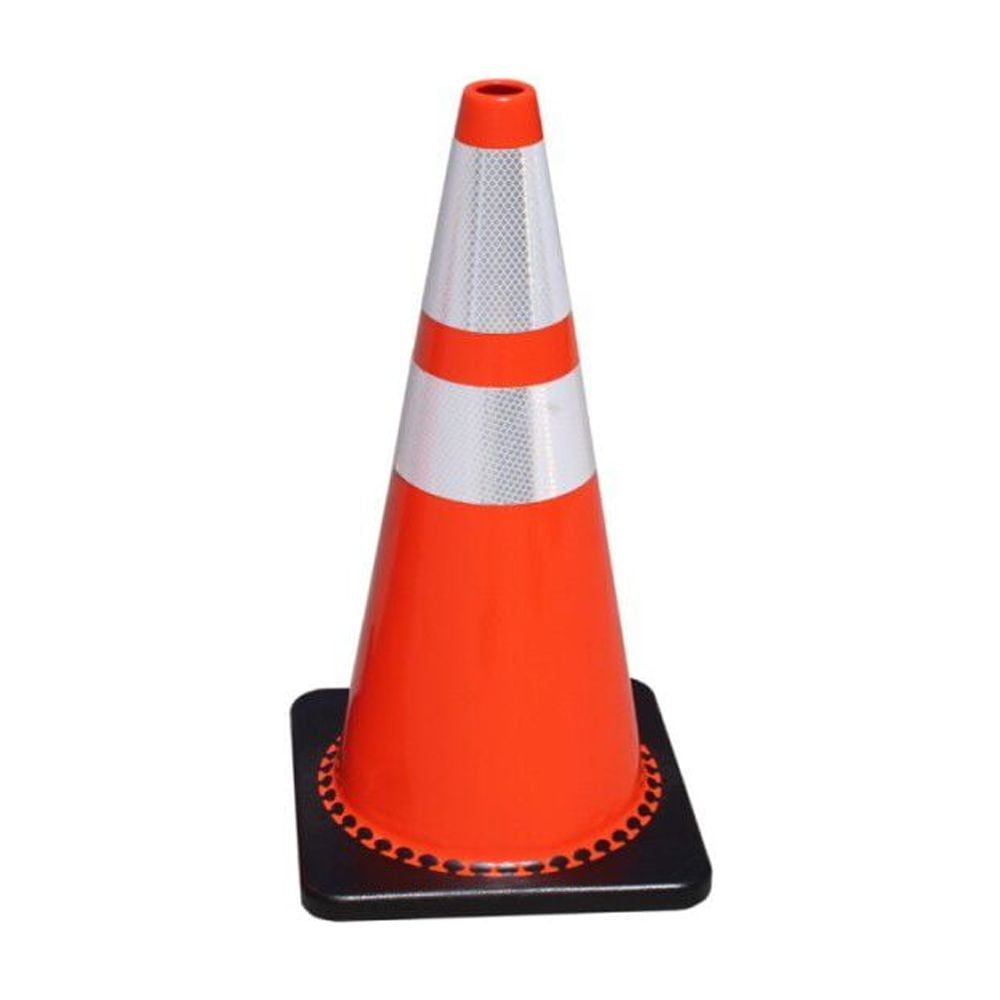 Vizcon Fluorescent Orange 28In Traffix Pvc Cone With Collar - Walmart.com
