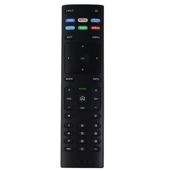 Pre-Owned Vizio Remote Control (XRT136) w/ Xumo/Hulu/Redbox Hotkeys for ...