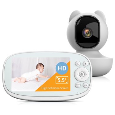 Free Shipping! [EMF REDUCTION] Moonybaby 5" HD Low EMF Baby Monitor ...