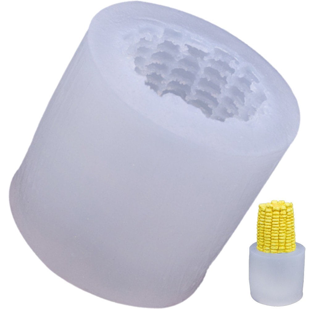 Vjnyvs Simulated Corn Silicone Candle Mold 3D Corn Silicone Mold for ...