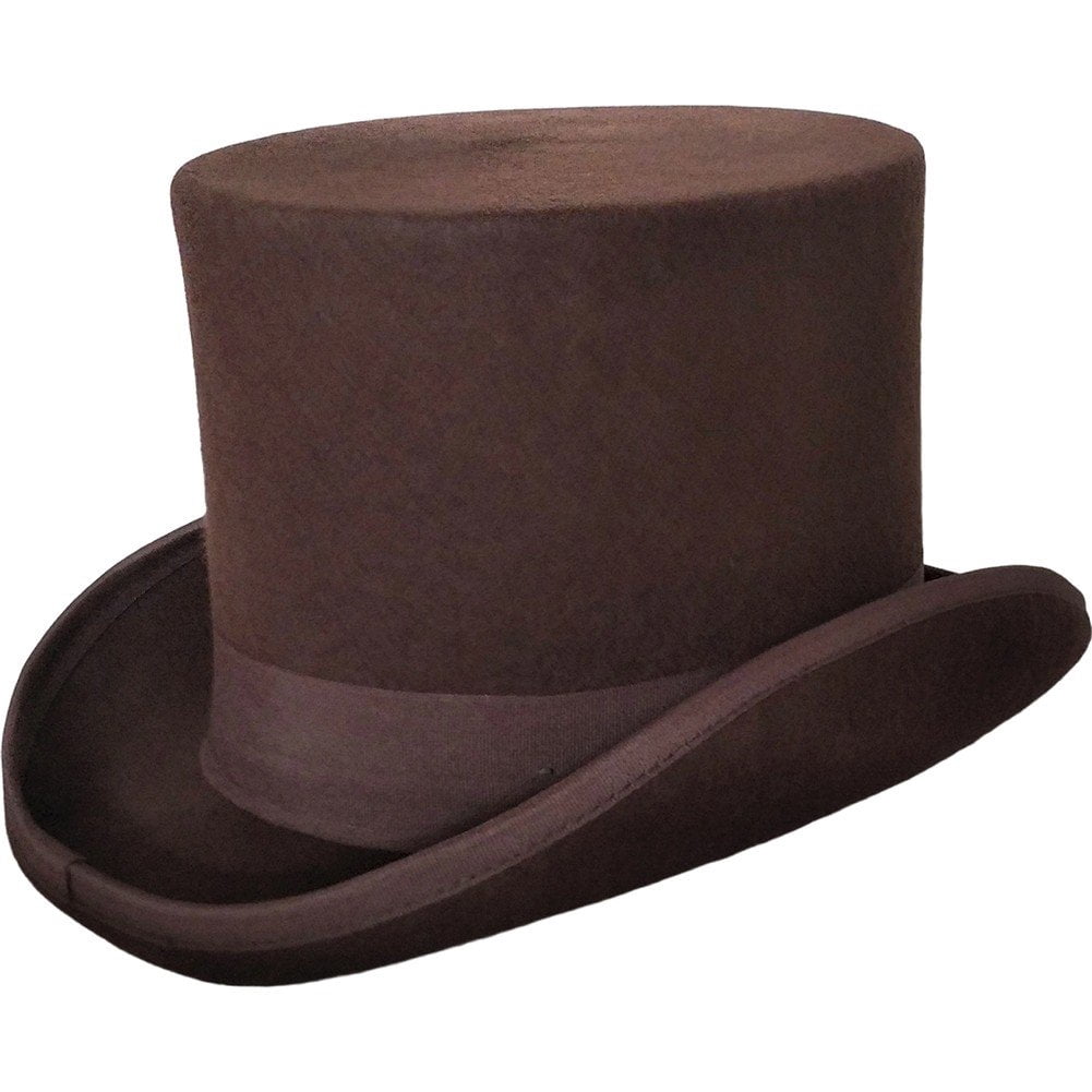 Vjnyvs Wool Top Hat for Men, Magician Hat, Formal Tuxedo Hat, Mens ...