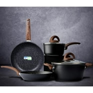 Ecolution Titanium Ceramic Easy Clean Endure Nonstick Cookware Set, 8 ...