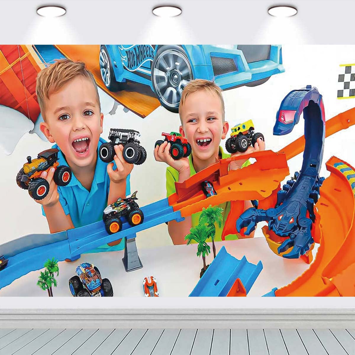 Vlad and Niki school Backdrop Background Banner Birthday Party Supplies ...