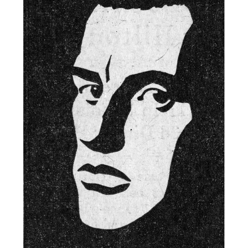 Vladimir Mayakovsky N(1893-1930). Russian Poet. Woodcut By Yuri ...