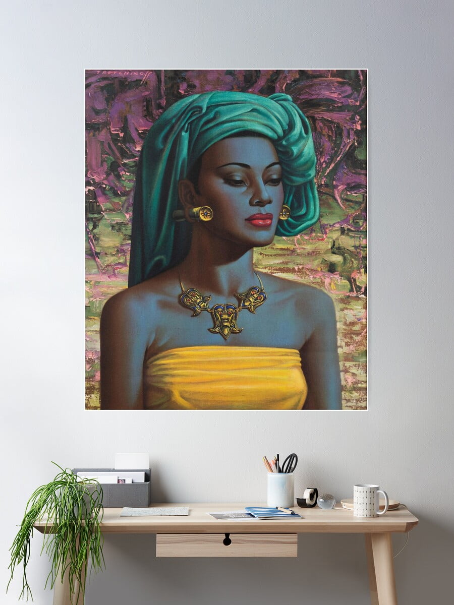 Vladimir Tretchikoff Vintage Painting, Famous Art Reproduction, African ...