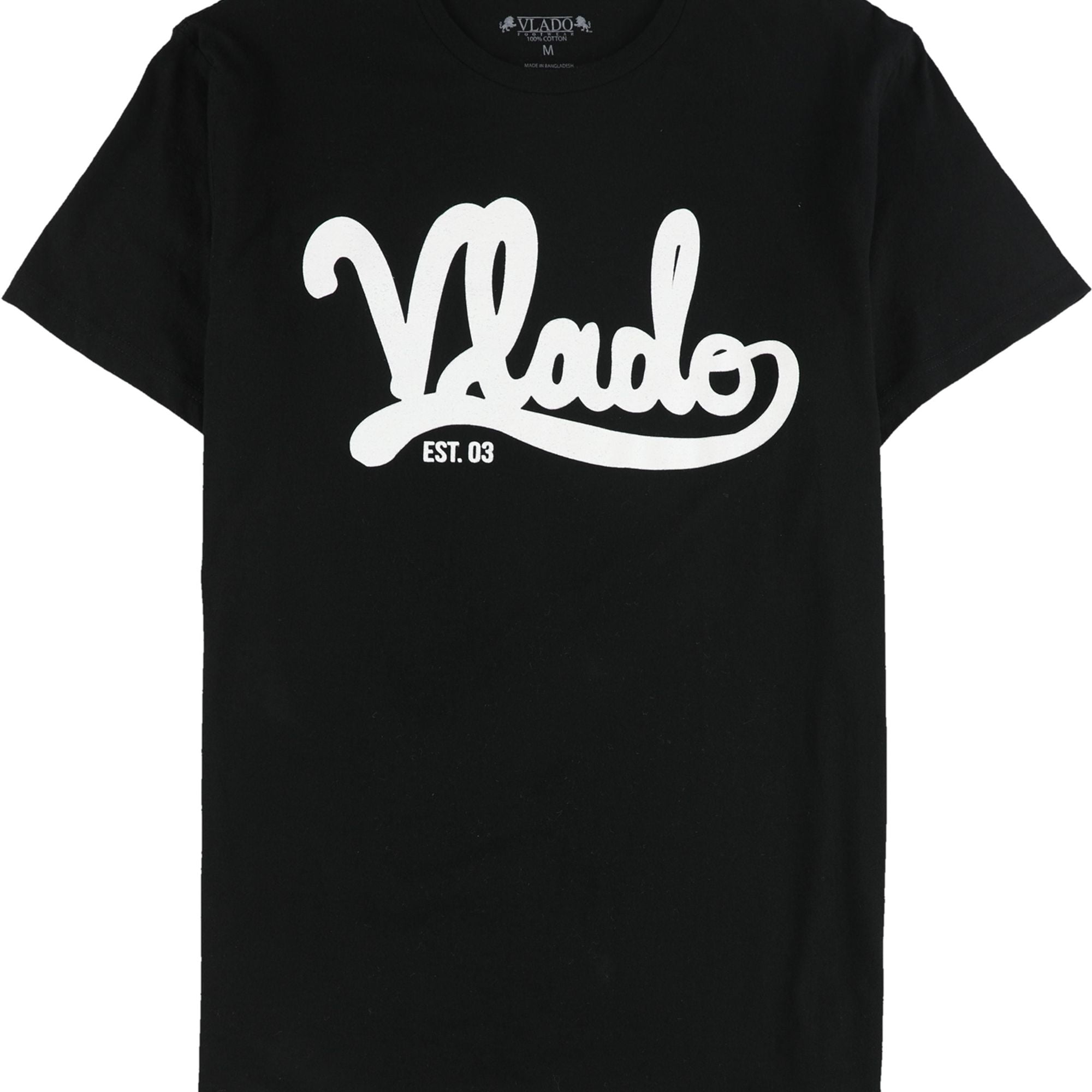 Vlado Mens Logo Graphic T-Shirt, Black, Small - Walmart.com