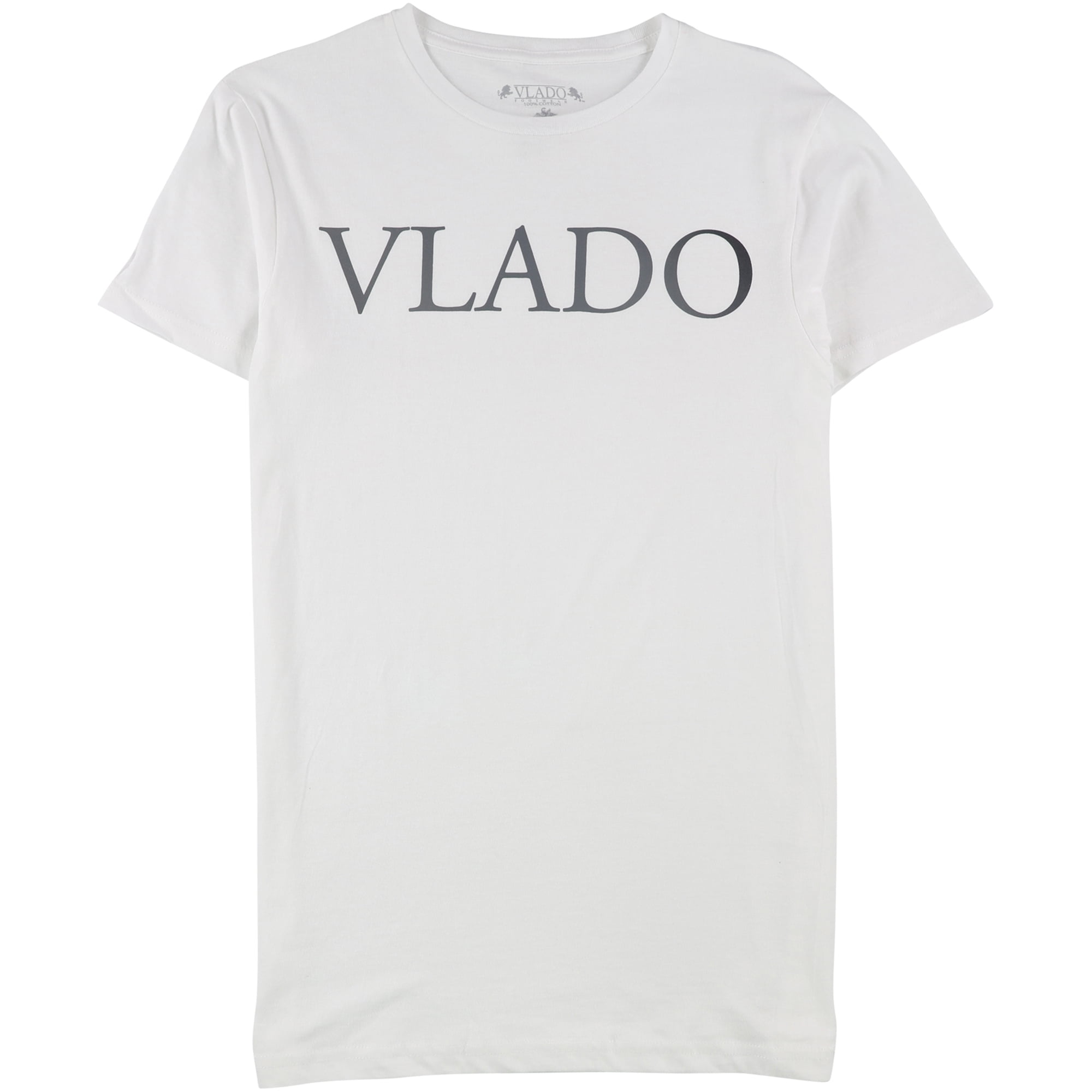 Vlado Mens Logo Graphic T-Shirt, White, Small - Walmart.com