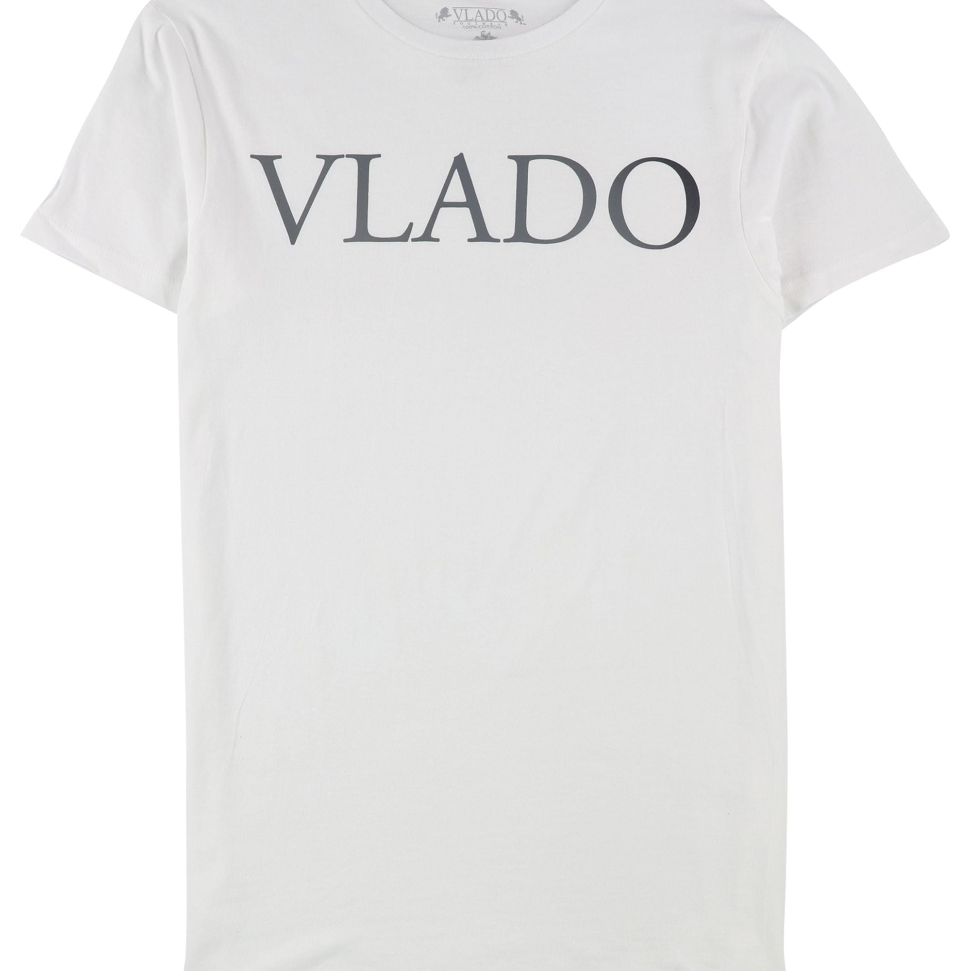 Vlado Mens Logo Graphic T-Shirt, White, Small - Walmart.com