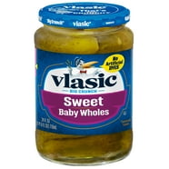 Mt. Olive Mini Kosher Sweet Petites Pickles, 4 Pack - 3.7 fl oz Cups ...
