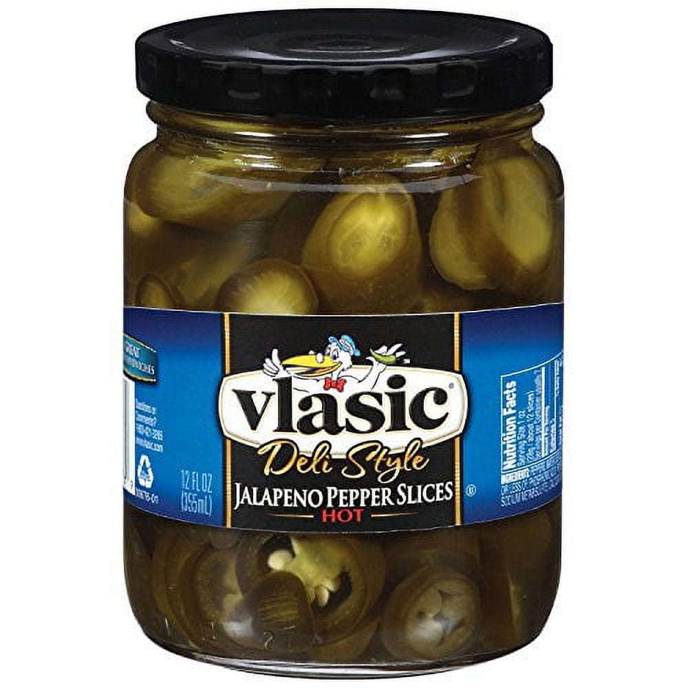 Vlasic Deli Style Hot Jalapeno Pepper Slices, Keto Friendly, 12 FL OZ ...