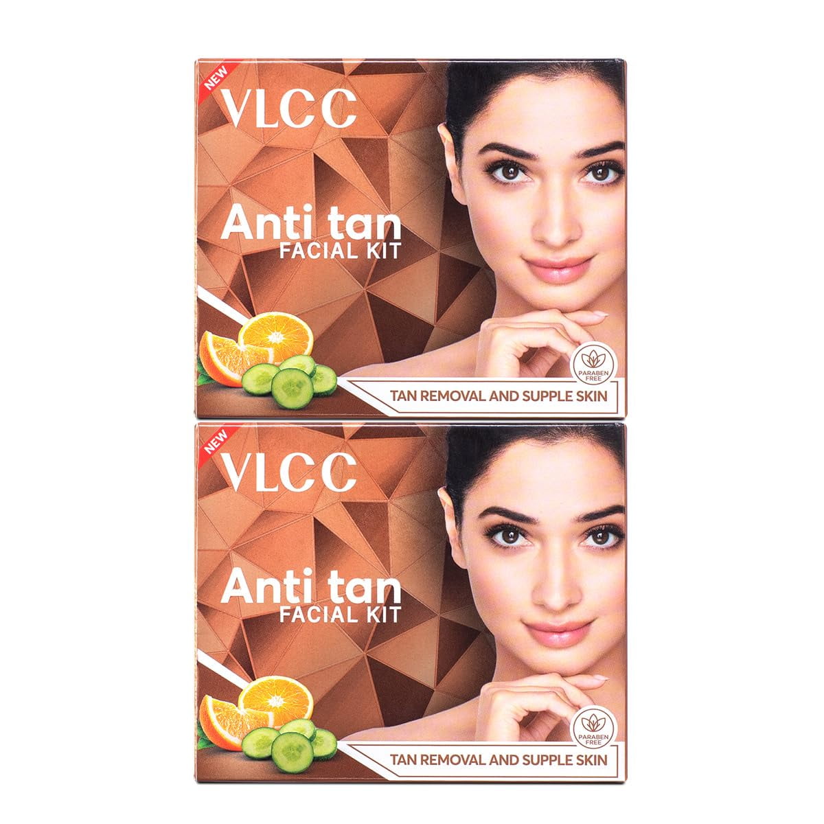 Vlcc Anti Tan Facial Kit - 60G X 2 (Pack Of 2) | Power Of 25 Vital Ingredients | Fights Sun Tan ...
