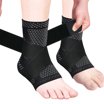 OTC Exoskeleton Ankle Stabilizer, Heel Locking Straps, Black, Large ...