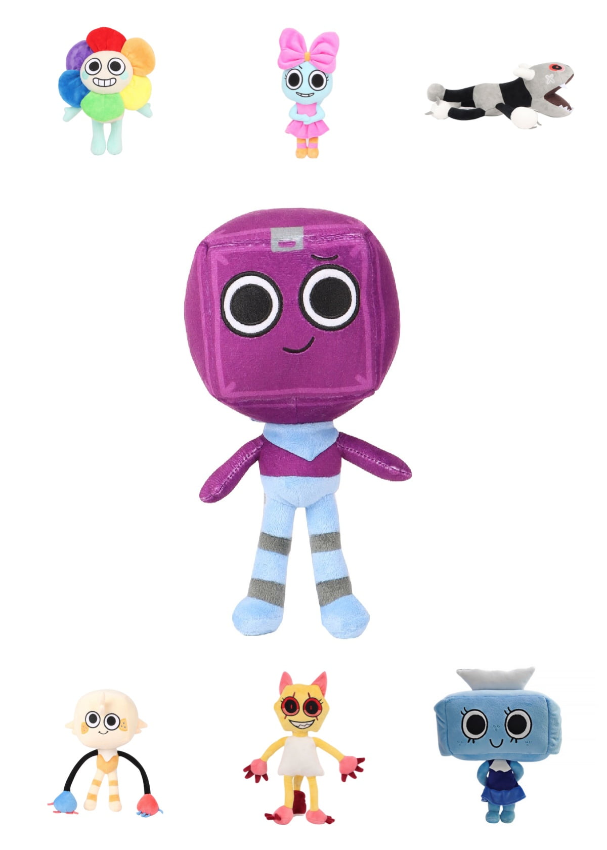 Vlemua 10" Dandy's World Plushies Boxten Cartoon Cuddle Plush, Dandy's ...