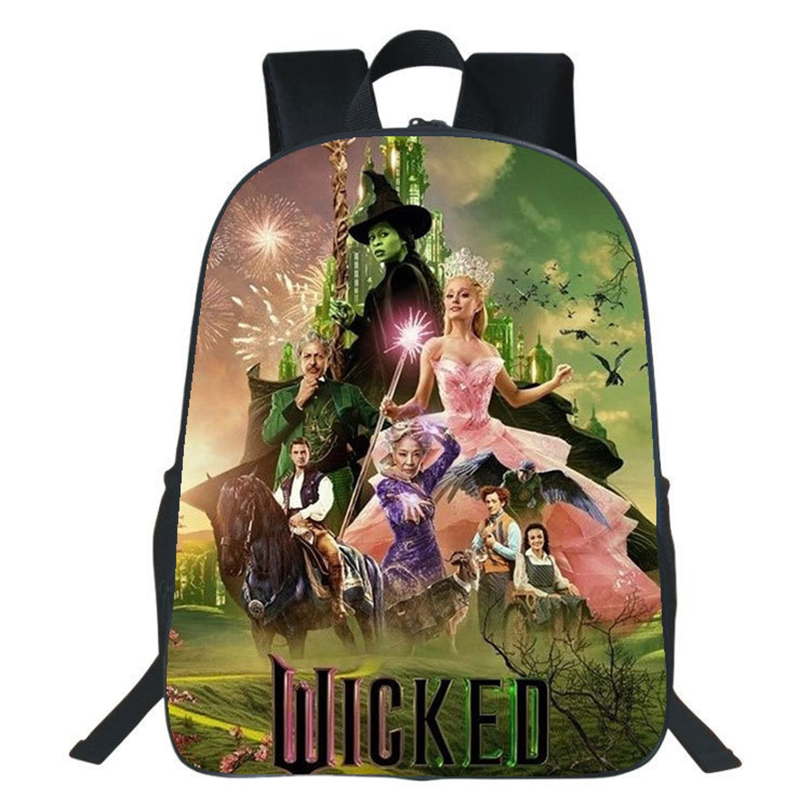 Vlemua 11.8 Inch Wicked Cartoon Character Backpack, 3D Printed Padded ...