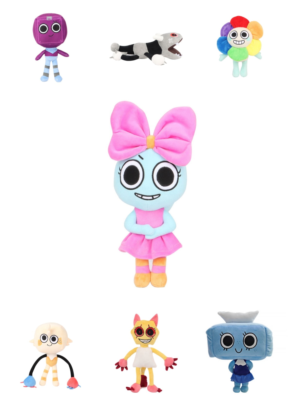 Vlemua 12.59" Dandy's World Plushies Poppy Collectible Toys, Dandy's ...