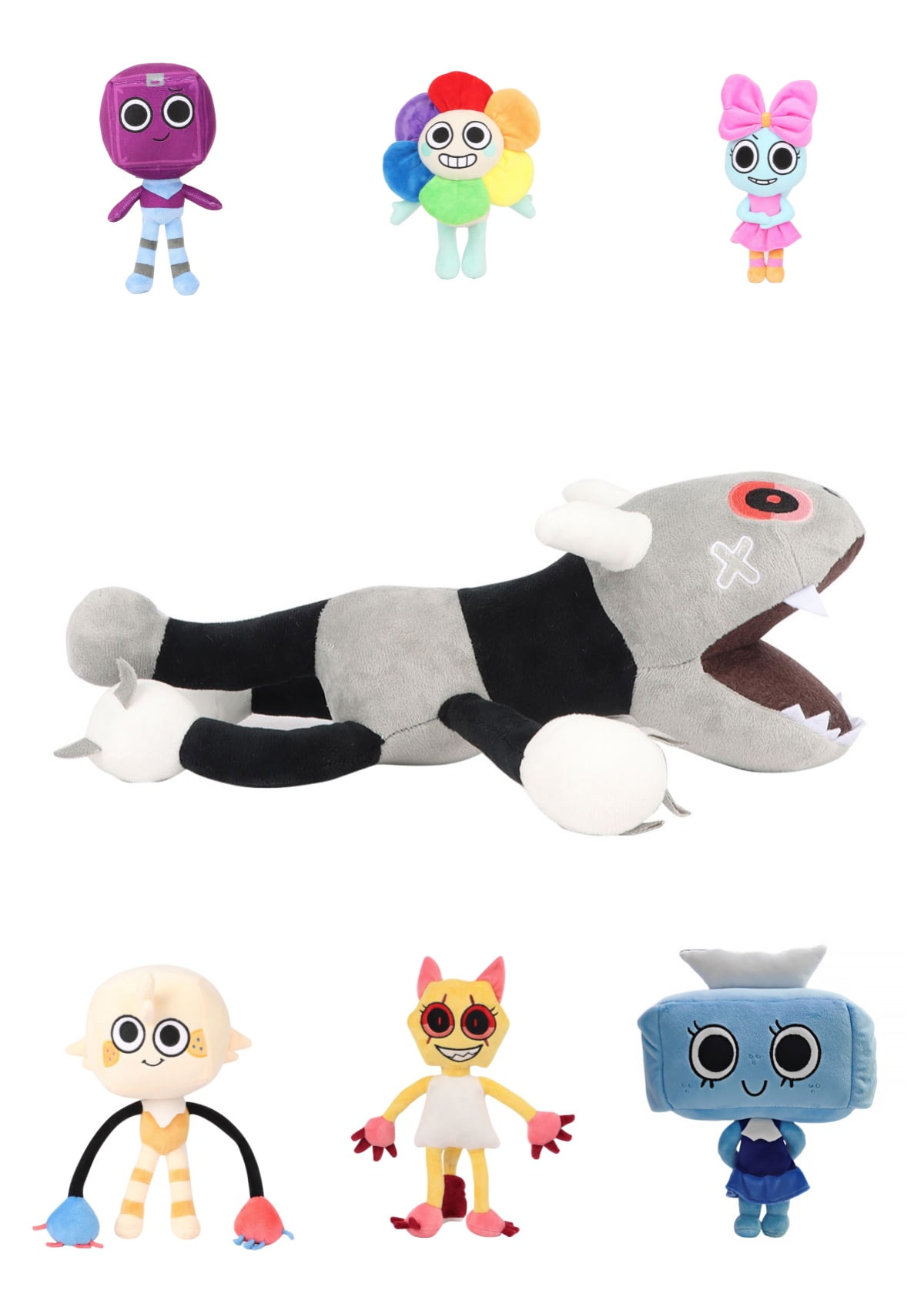 Vlemua 13.7" Dandy's World Plushies Pebble Cartoon Cuddle Plush, Dandy ...