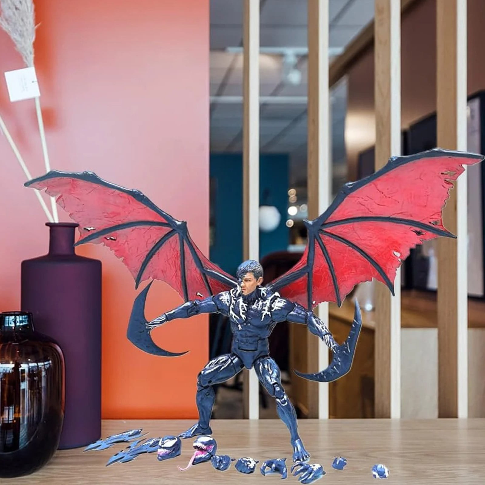 Vlemua 15.7 Inch Venom 2 Movie Action Figure Toys, Venom Movable Action ...