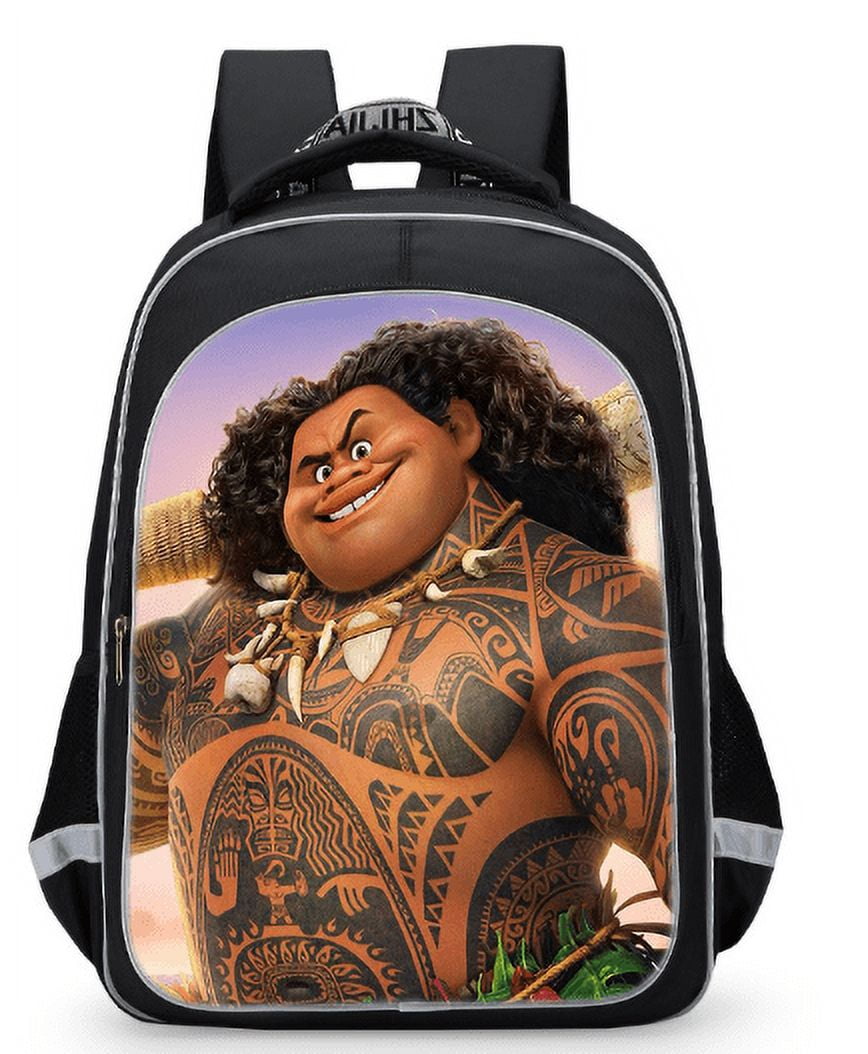 Vlemua 16.5" Moana Movie Backpack Schoolbag Moana Cartoon Figure Large ...