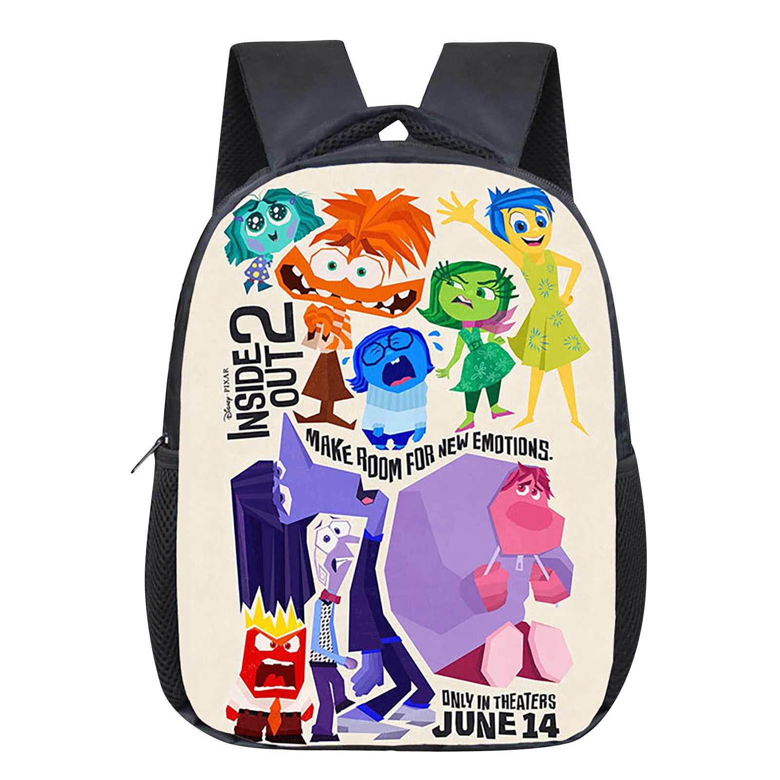 Vlemua 2025 New 12" Inside Out 2 Backpack, Back to School Backpack, Inside Out 2 Cartoon ...