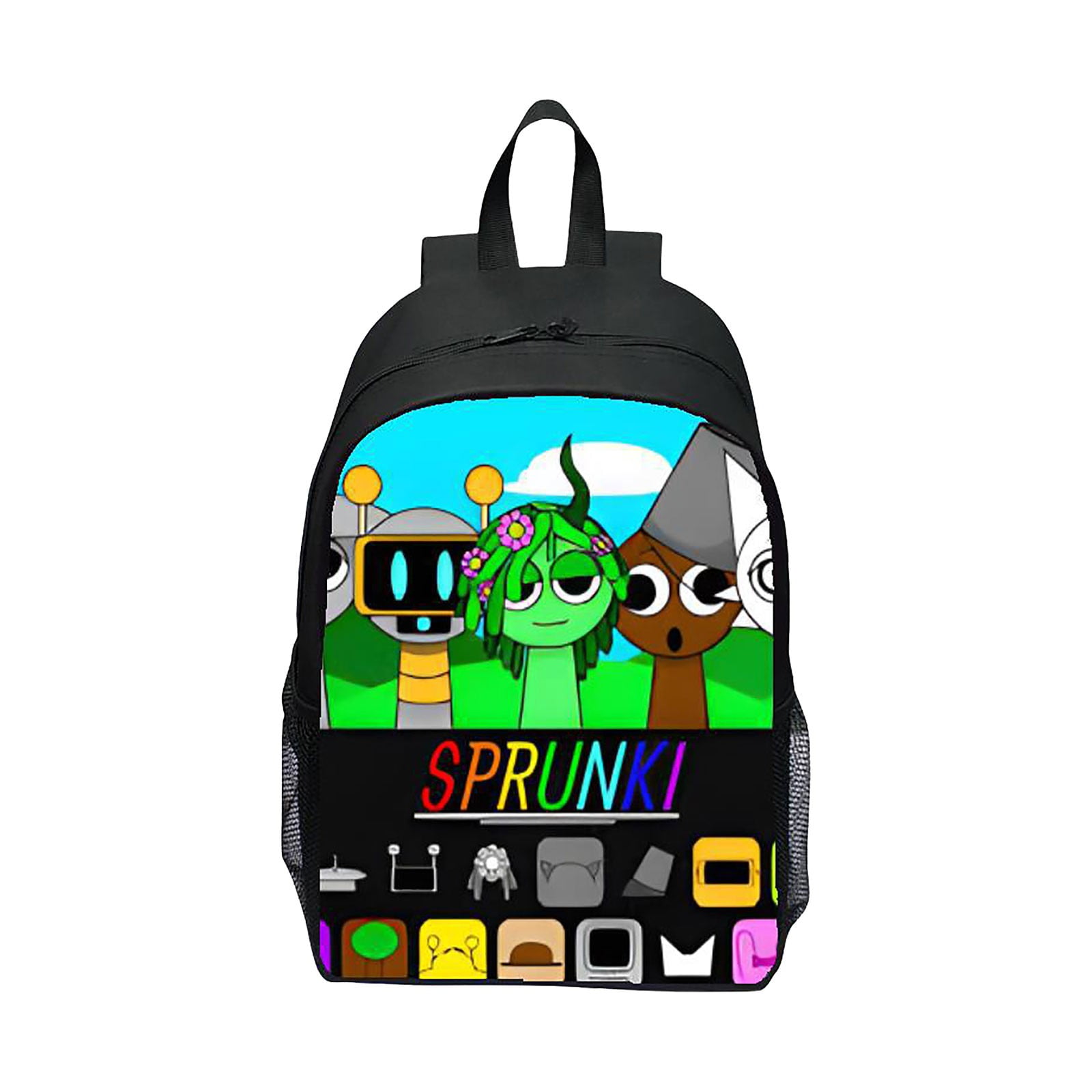 Vlemua 2025 New 12" Sprunki Backpack, Back to School Party, Sprunki ...