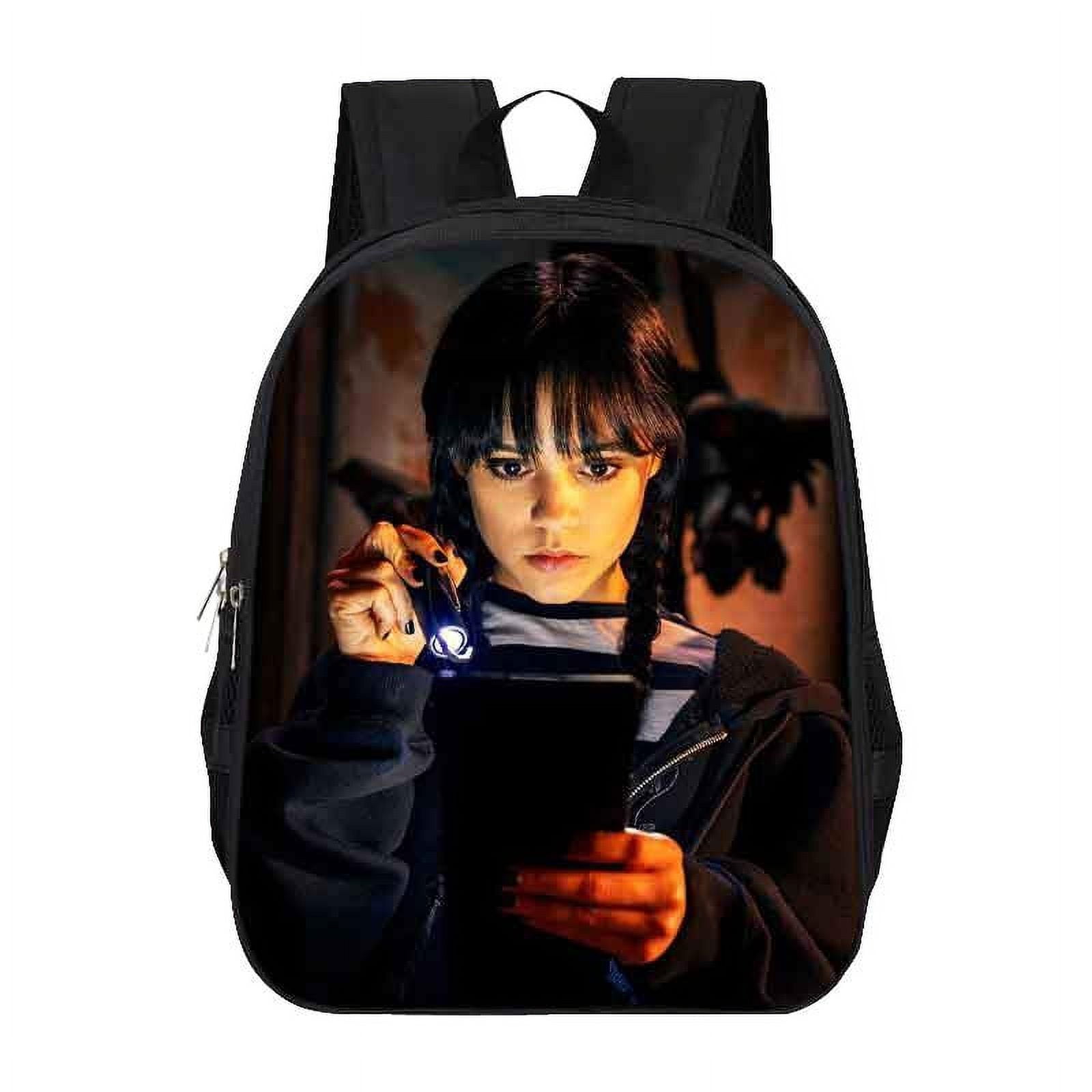 Vlemua 2025 New 15" Wednesday Backpack, Back to School Backpack ...