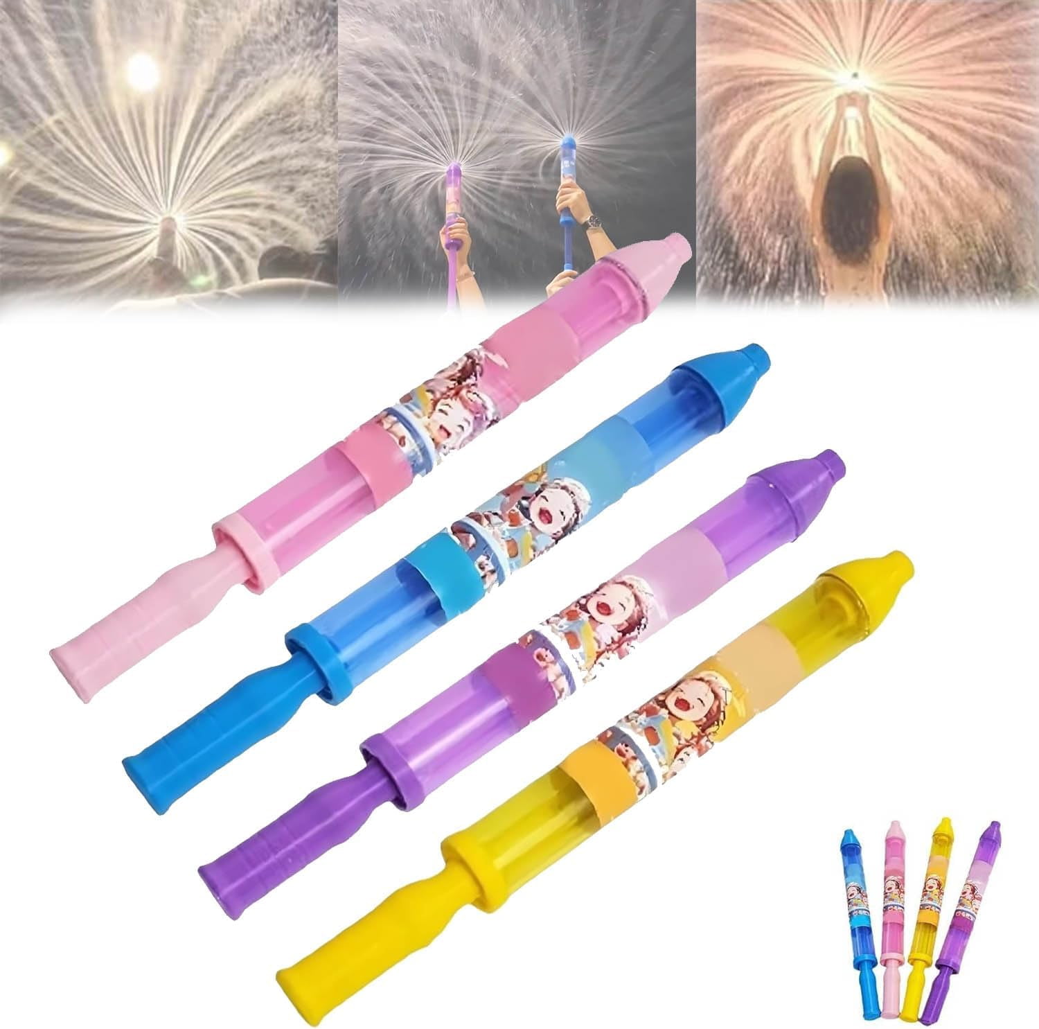 Vlemua 2025 Romantic Firework Style Water Spray Toy for Couples ...