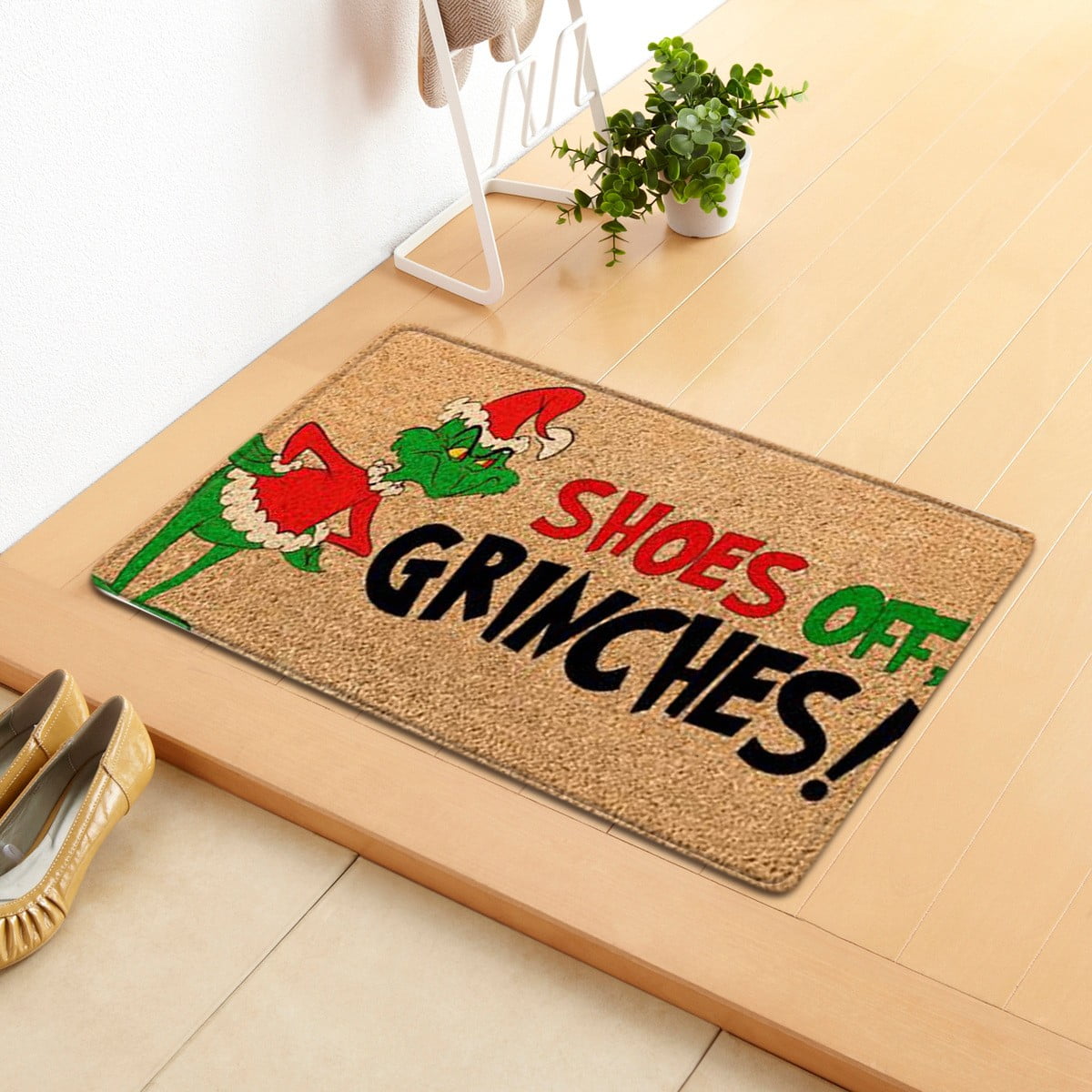Vlemua 24 * 15.7 Inch Grinch Christmas Carpet Cartoon Christmas ...