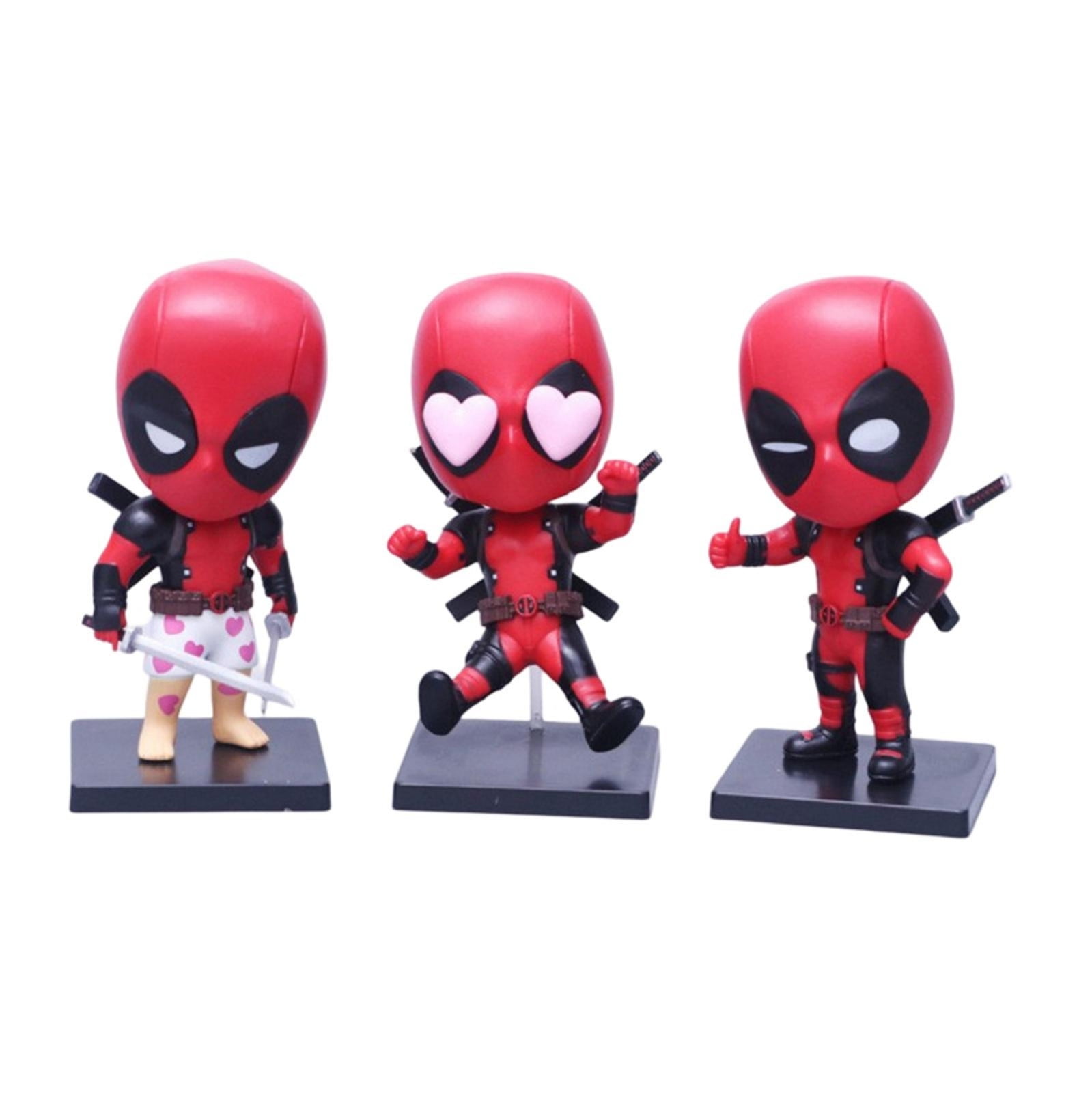 Vlemua 3 PCS Deadpool Action Figure 2024 Christmas Deadpool and ...