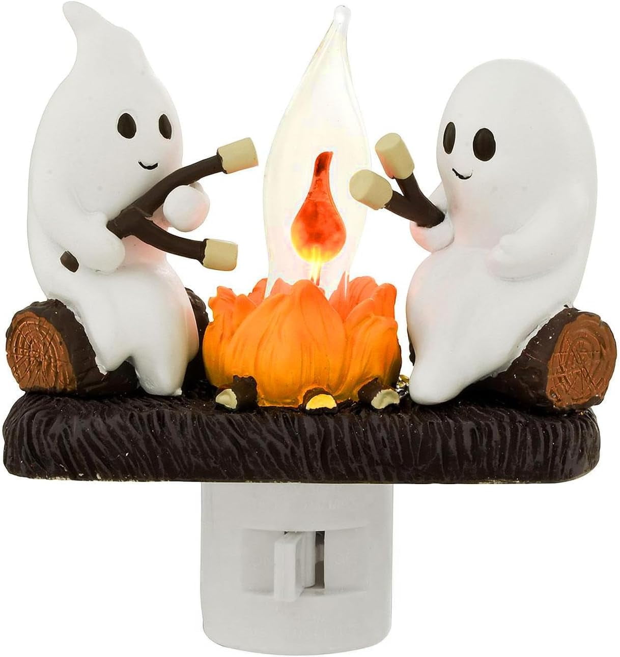 Vlemua 3D LED Small Electric Faux Campfire Night Light Ghost Campfire ...
