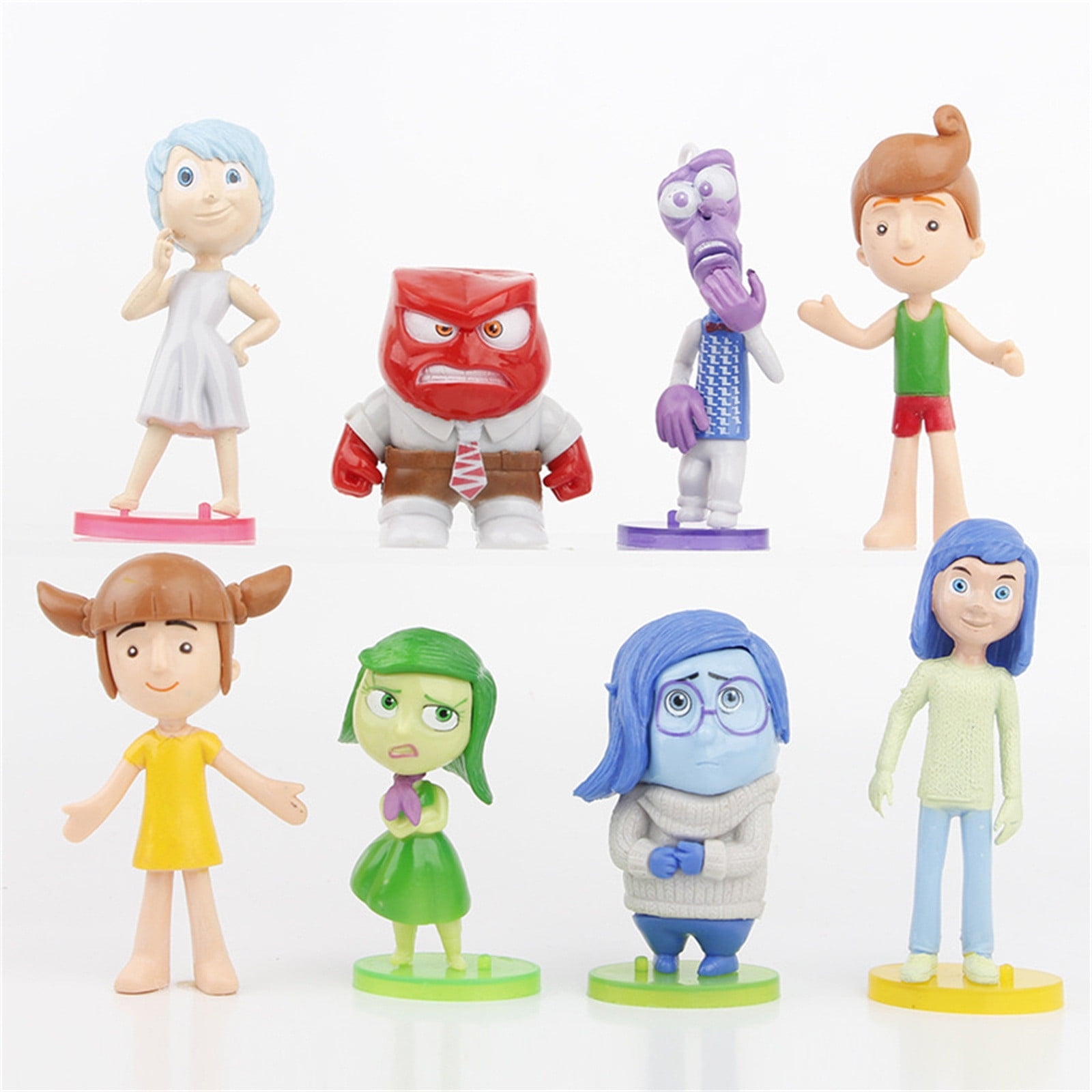 Vlemua 8 PCS Inside Out 2 Anxiety , Inside Out Characters Back to ...