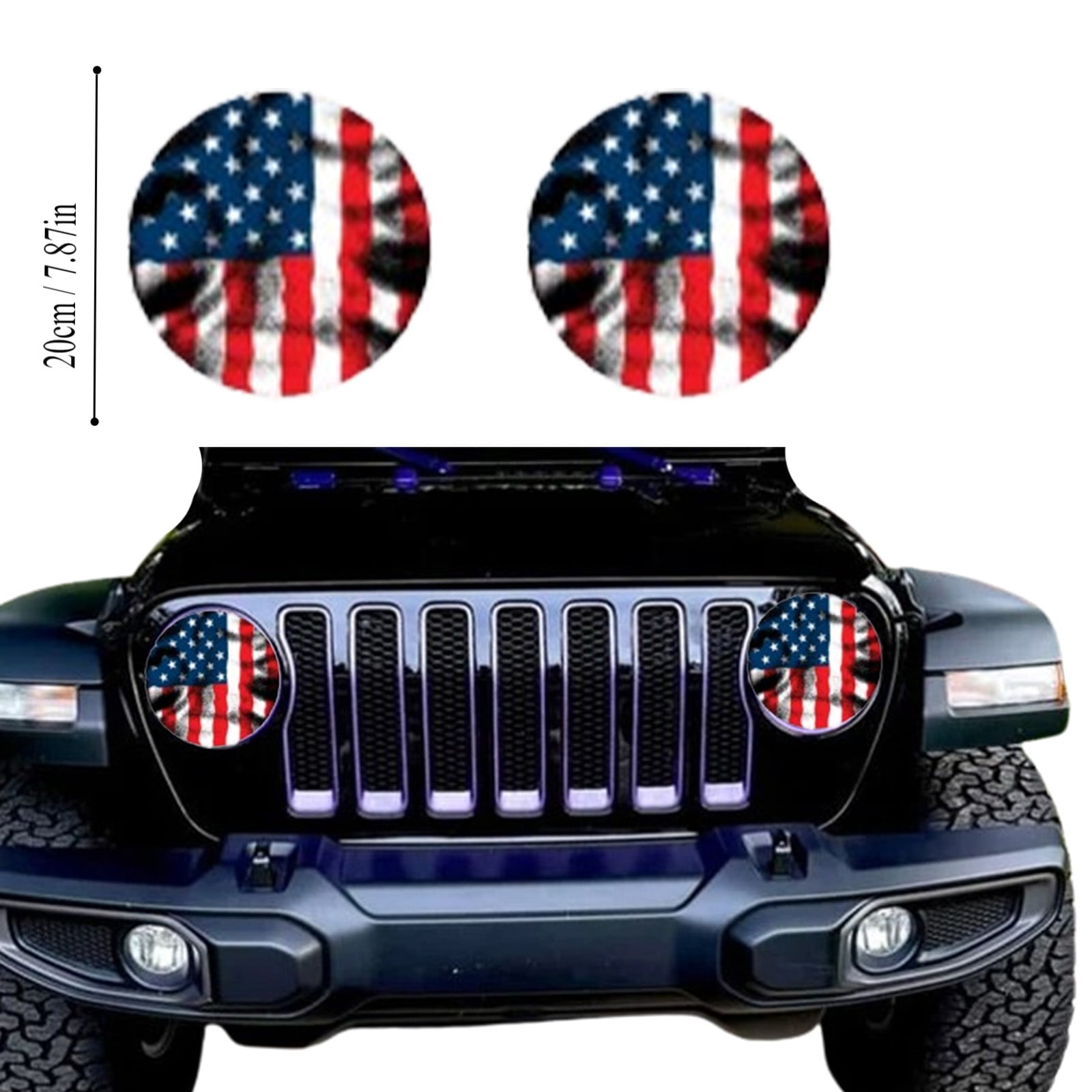 Vlemua Cars Accessories Eye Decals for Car Headlights, Stickers for ...