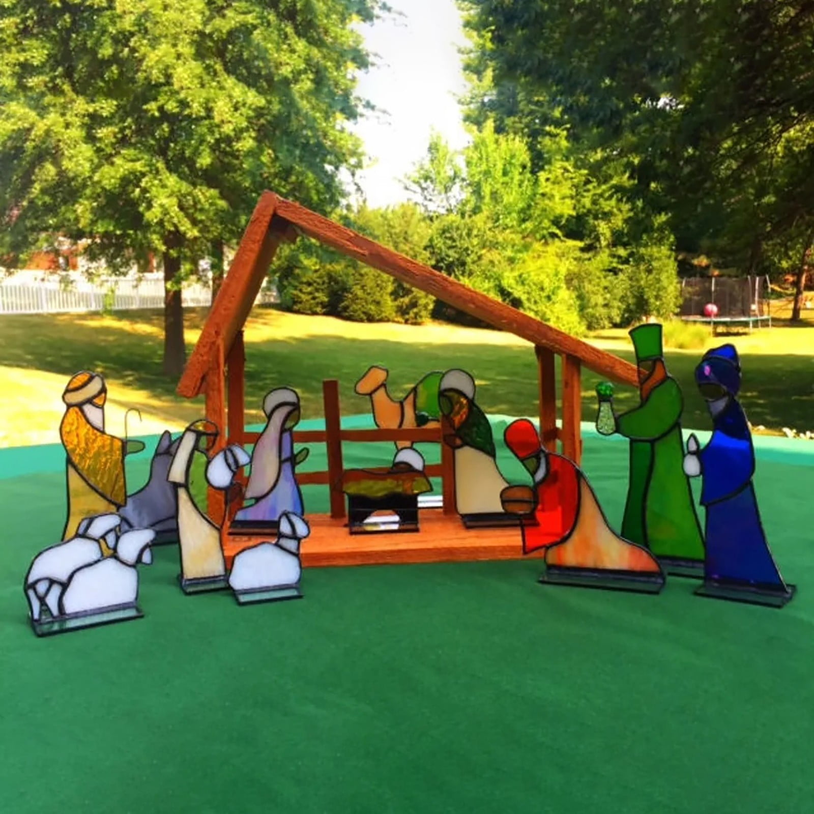 Stained Glass Nativity