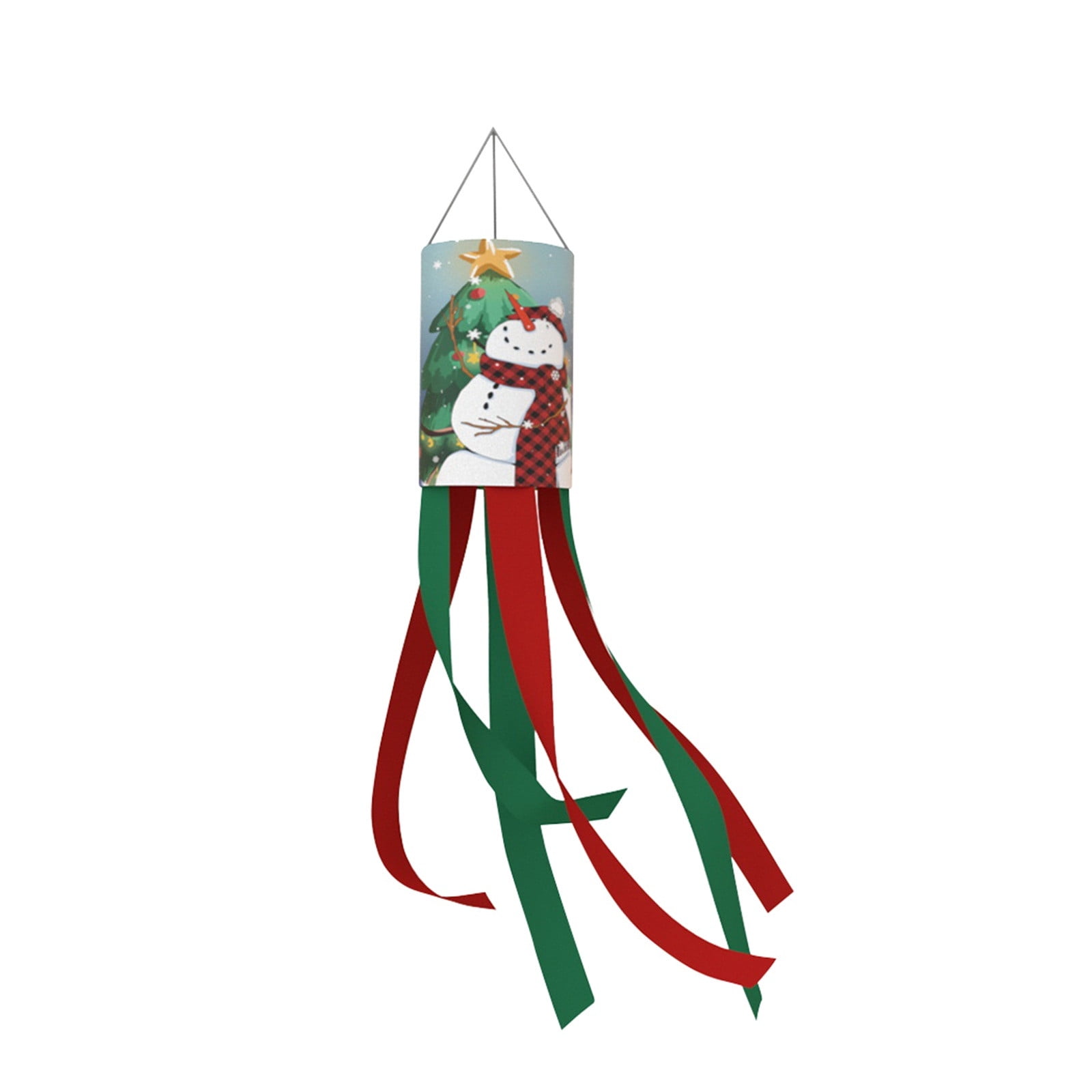 Vlemua Christmas Tree Base Christmas Windpipe Flag,Small Garden Flag ...