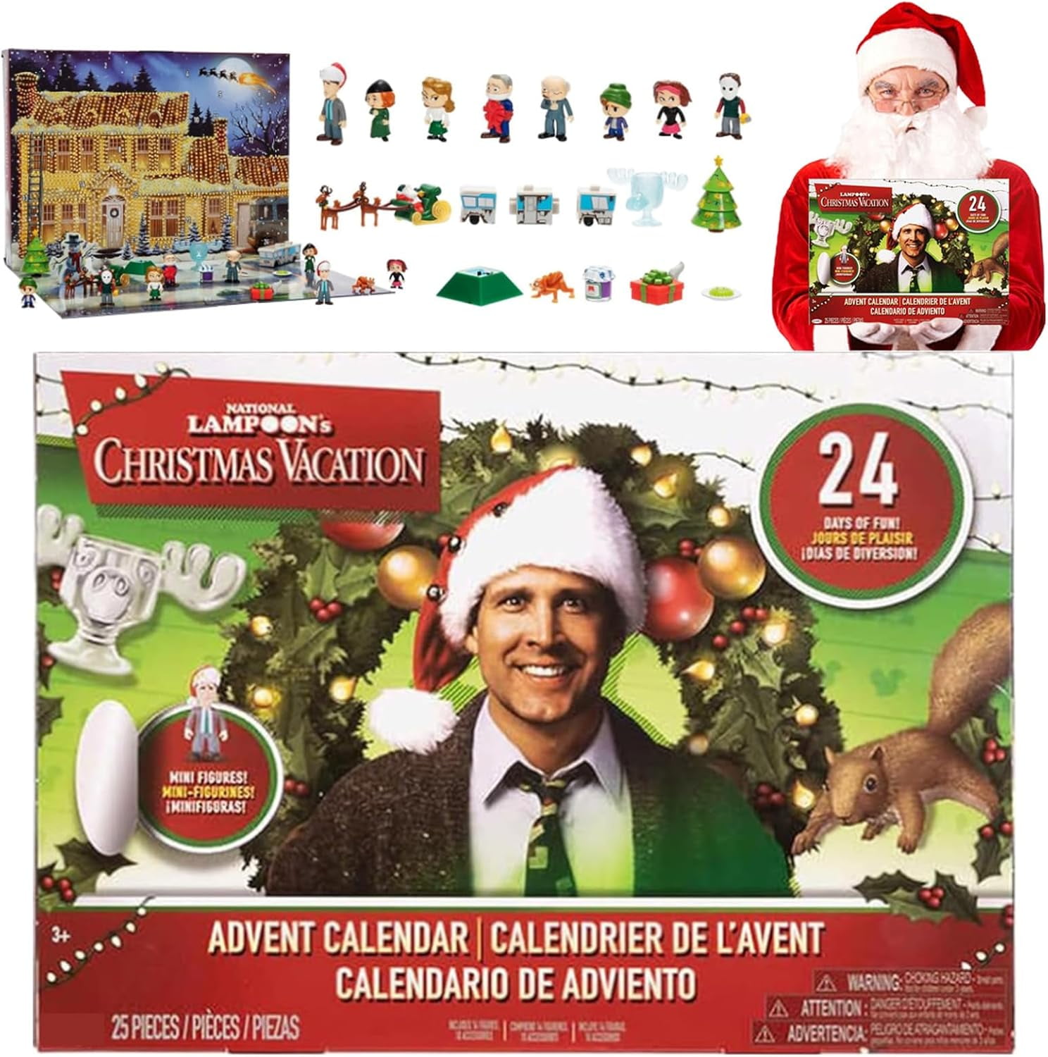 Vlemua Christmas Vacation 2024 Advent Calendar, Pop-Up Diorama ...