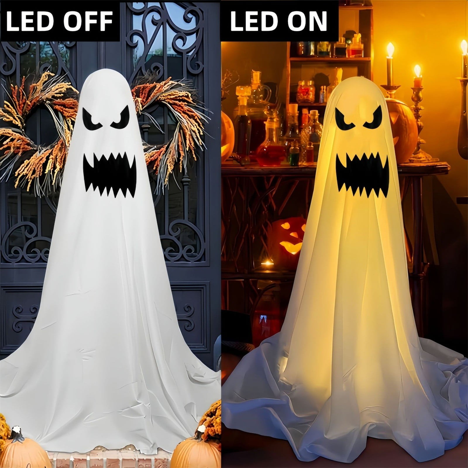 Vlemua Festival Gifts Alluring Halloween Decors Front Yard Ghost Stand ...