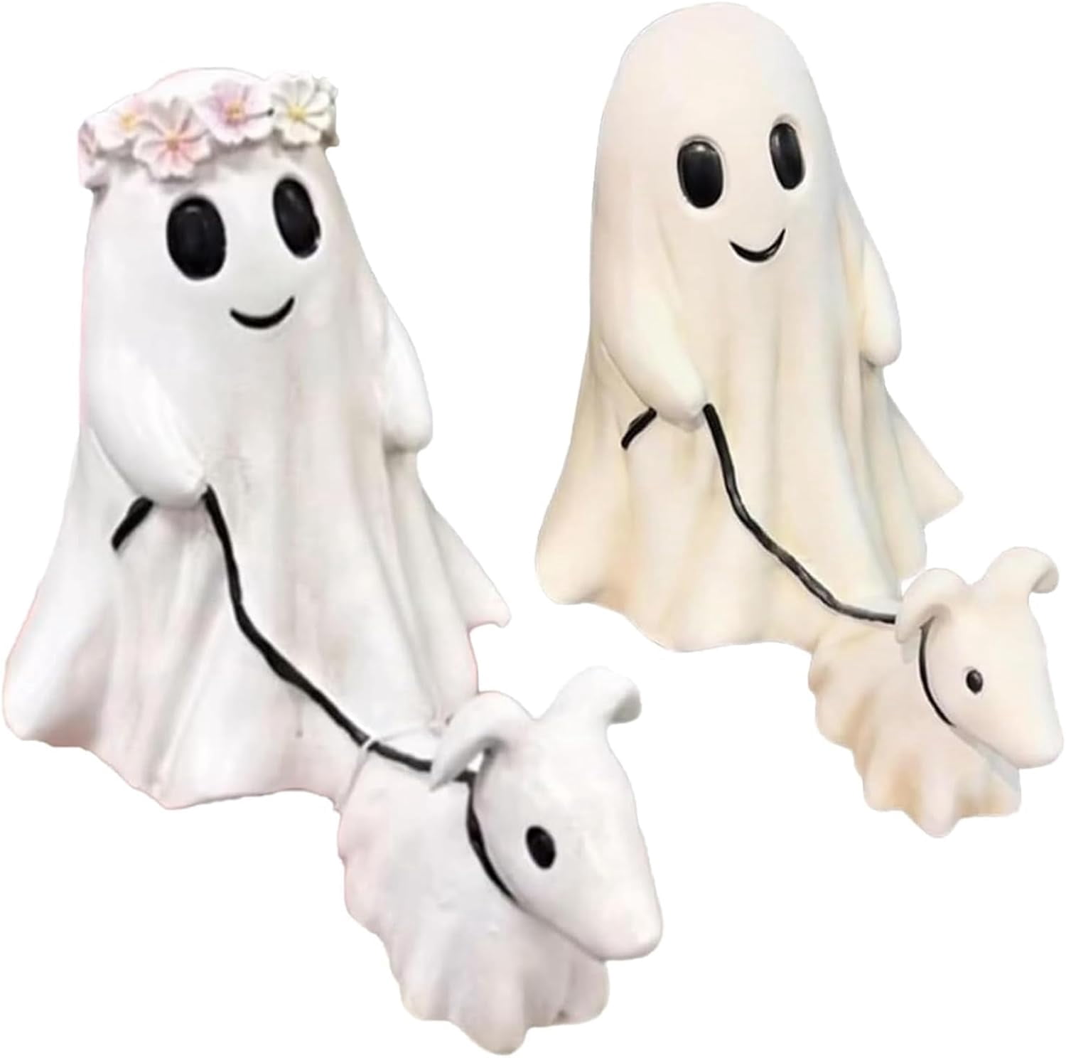 Vlemua Ghost Walking Dog, 2024 Halloween Spooky Ghost Decor, Ghost ...