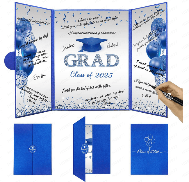 Vlemua Graduation Guest Book Signature Book, Class of 2025 Graduation ...
