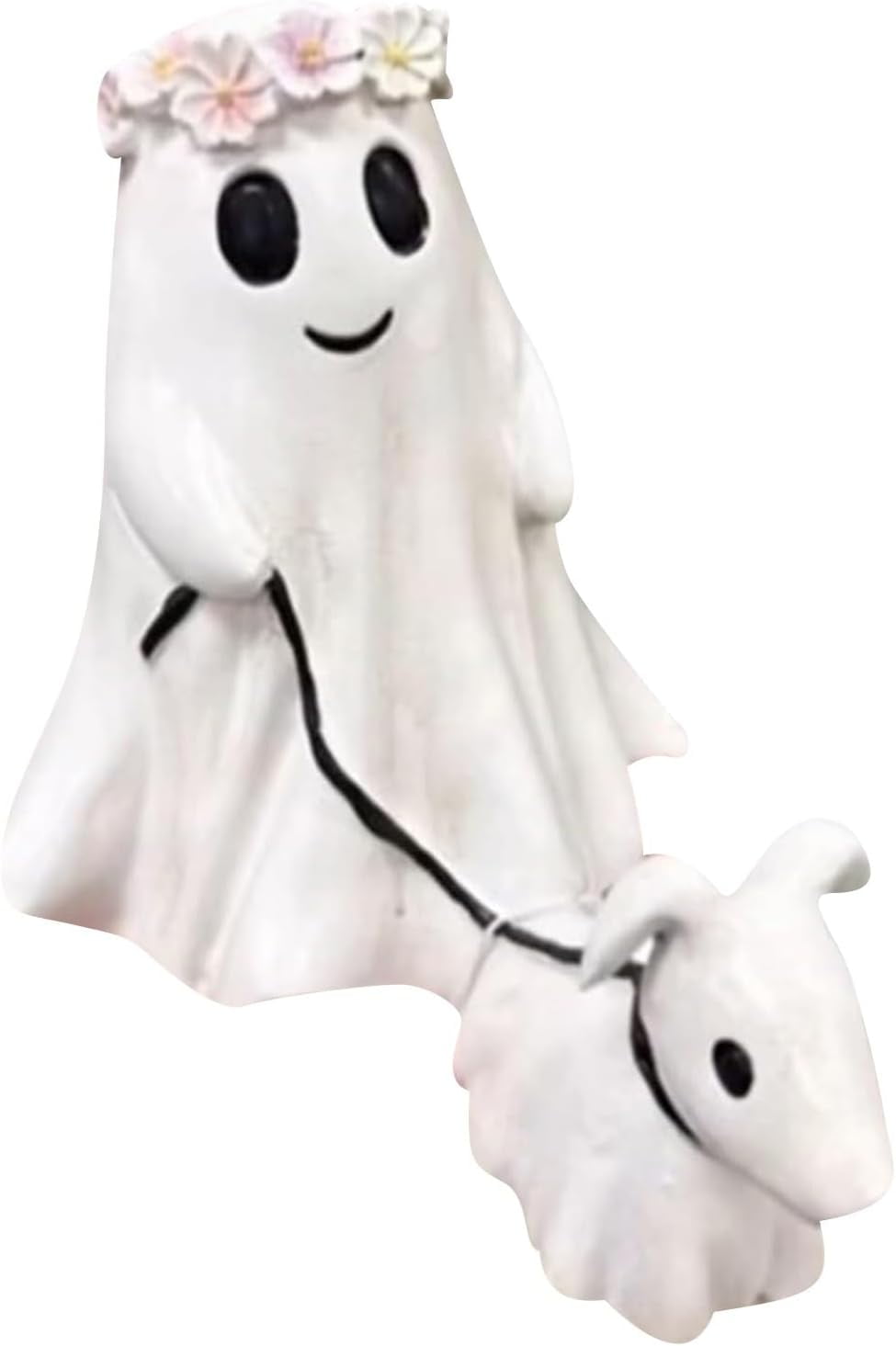 Vlemua Halloween Decorations Indoor, Ghost Walking Dog Resin Ghost and ...