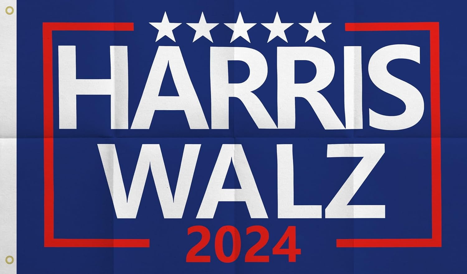 Vlemua Harris Walz Flag for President 2024 Election,Kamala Harris Tim ...