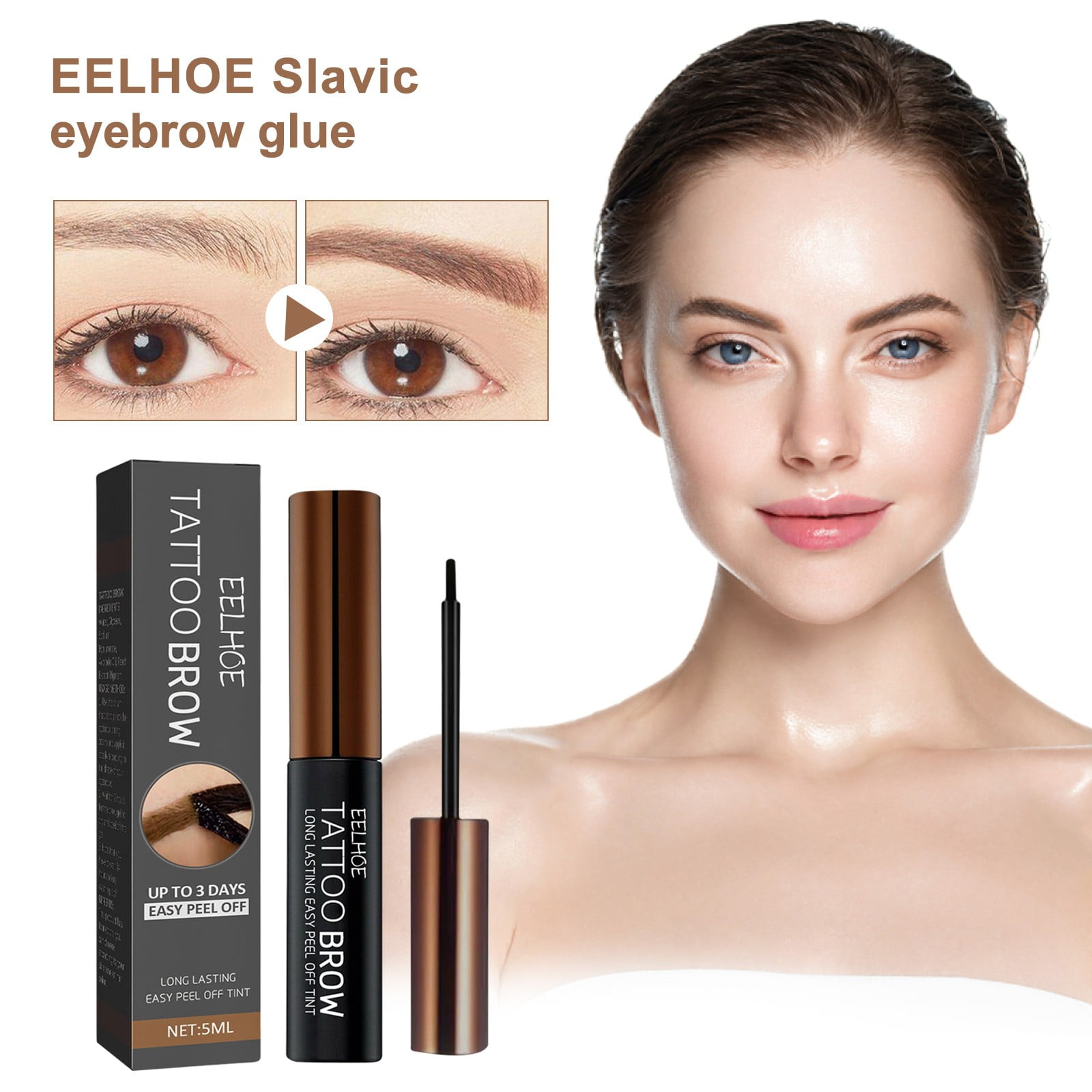 Vlemua Health And Beauty Tattoobrow Skin Peel Off Eyebrow Gel Tint