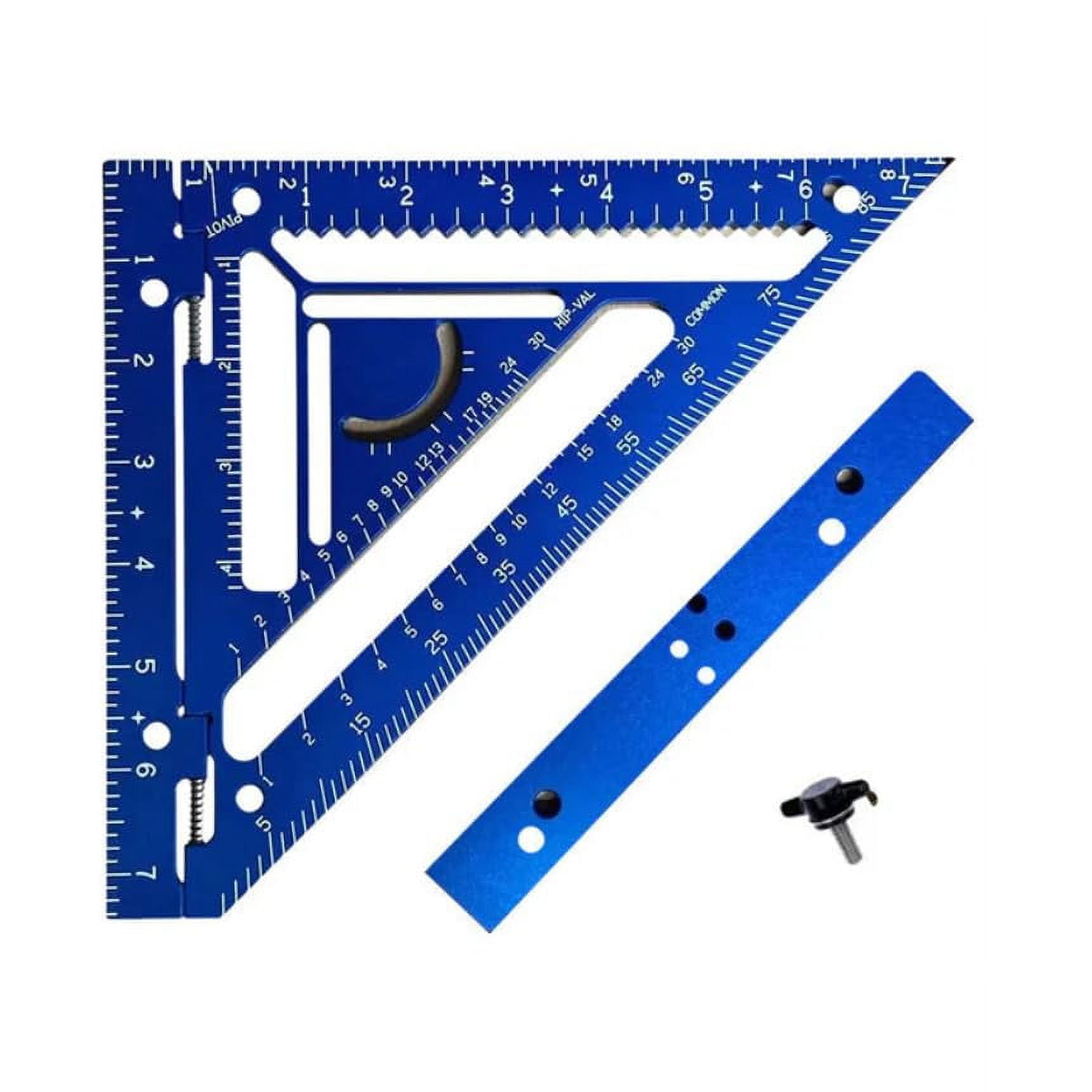 Vlemua Innovative Rafter Square Tool, 8.3 in Rafter Square with Level ...