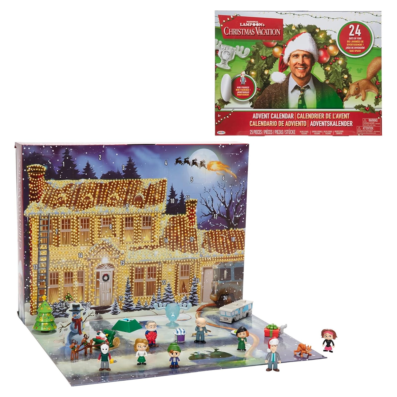 Vlemua National Lampoon's Advent Calendar Crazy Christmas Holiday ...
