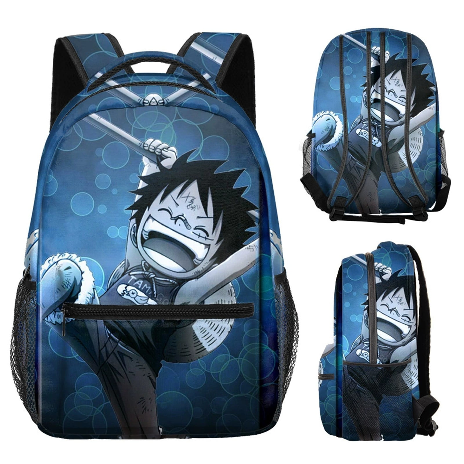 Vlemua One Piece Backpack, Back to School, 17" One Piece Cartoon ...