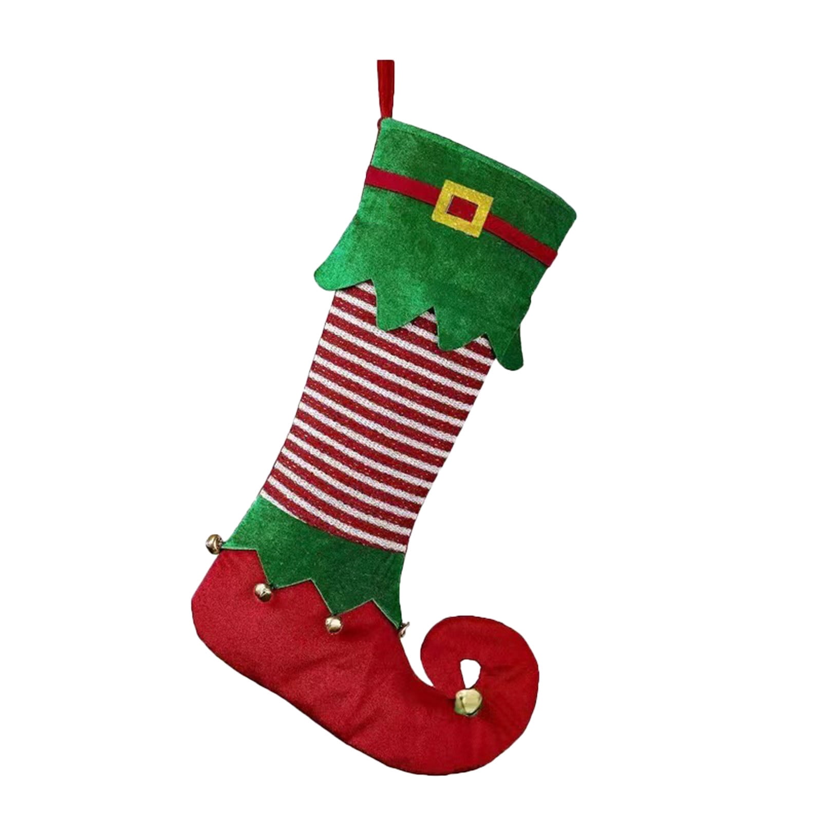 Vlemua Porch Christmas Decorations Santa Boots For Stuffing, Hairy ...