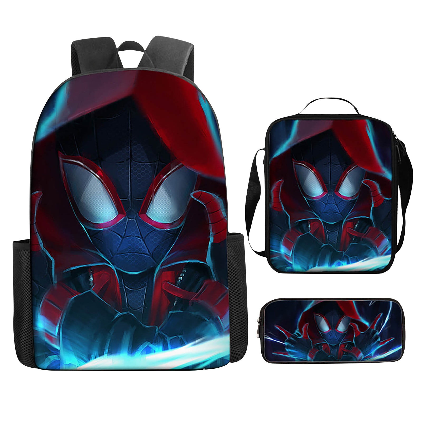 Vlemua Spider Superhero Backpack, Back to School Merch, 17" Spider ...