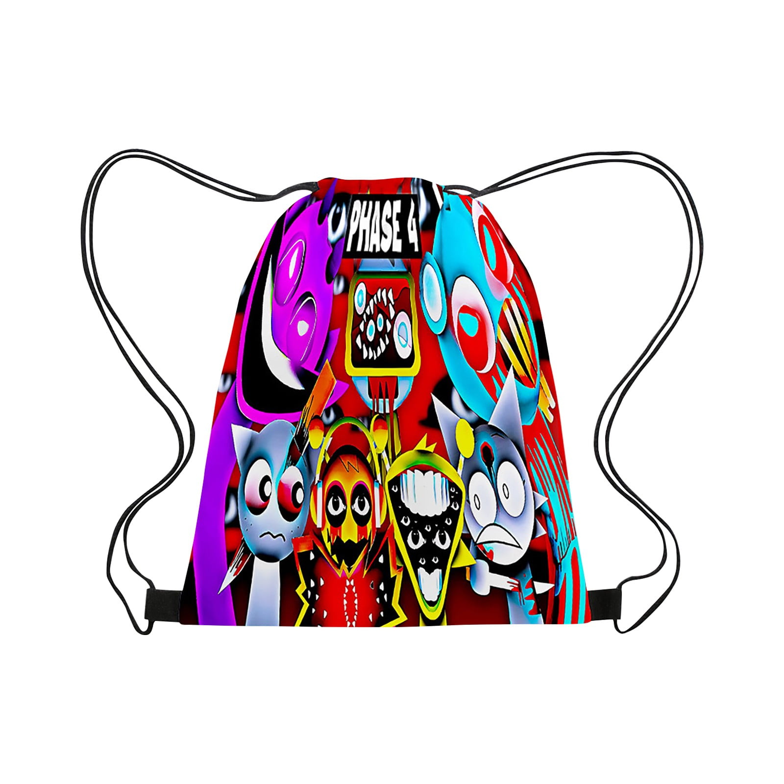 Vlemua Sprunki Backpack, Back to School Gifts, 15" Sprunki Cartoon ...