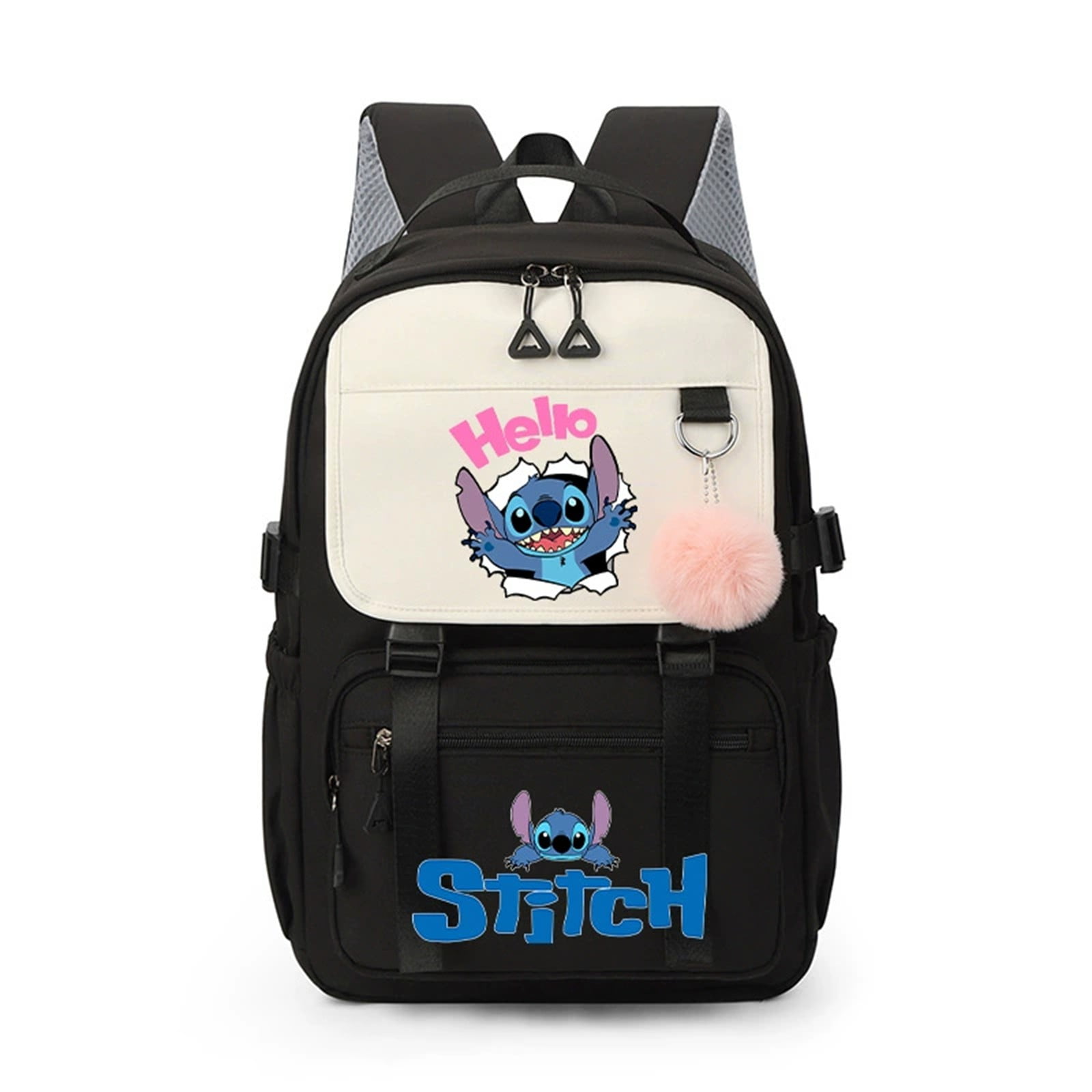 Vlemua Stitch Backpack, Back to School Party, 17" Stitch Cartoon ...