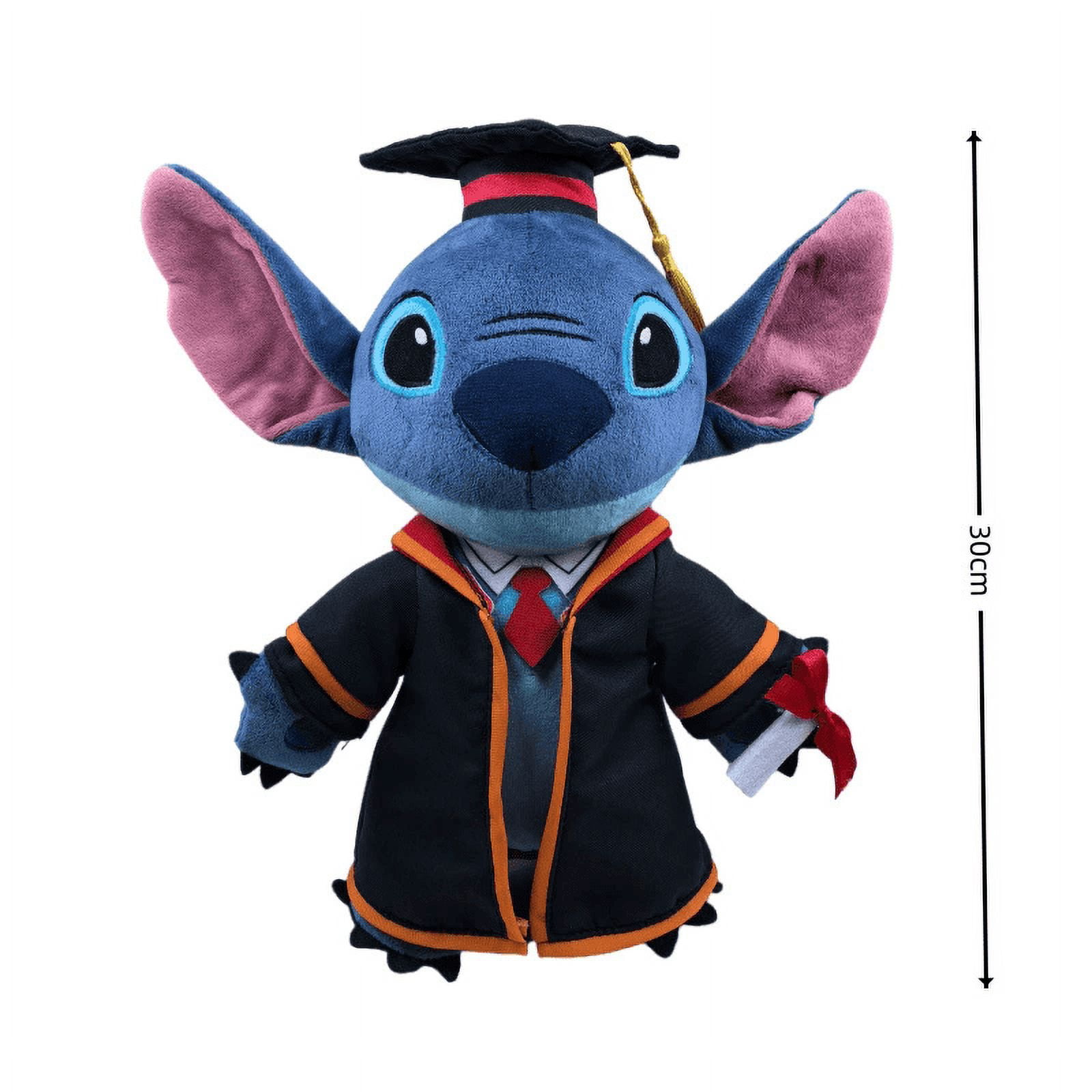 Vlemua Stitch Graduation Plush Anime Dolls, Cartoon Toy Fluffy Stuffed ...