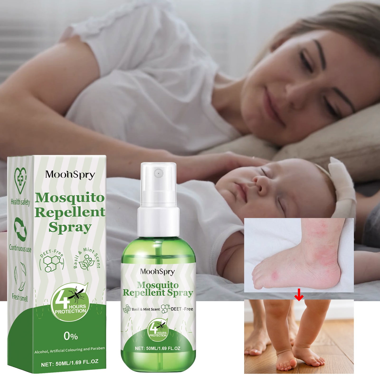 Vlemua Travel Must Haves Mosquito Epellent Spray for Body Bug Repellent ...